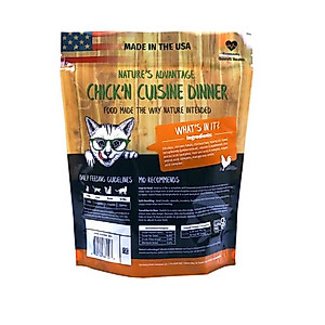 Nature's Advantage Chick'n Cuisine Dinner Cat Food, 8oz, Brown (6150-12)