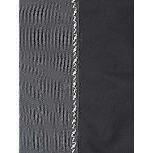 SAMKY 1T 1 Tier Pearls Bugle Beaded Wedding Veil V397 - Light Ivory Fingertip Length 36"