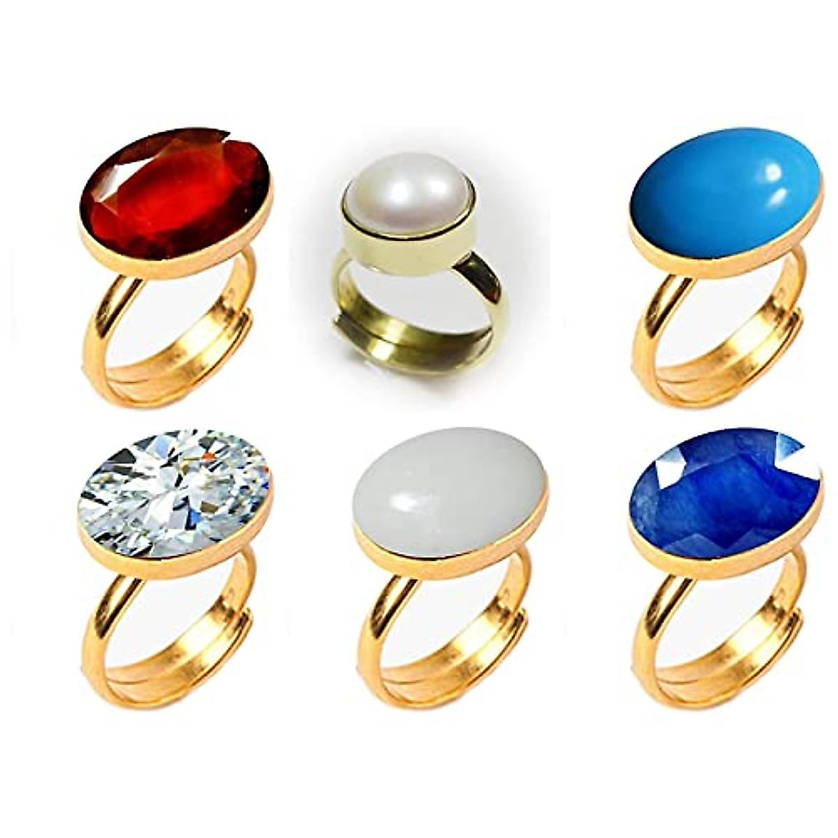 GemsOnClick Natural Ruby Flat Adjustable Ring 14k Gold Plated Certified Gemstone Chakra Healing Adjustable Ring Size 8 to 13