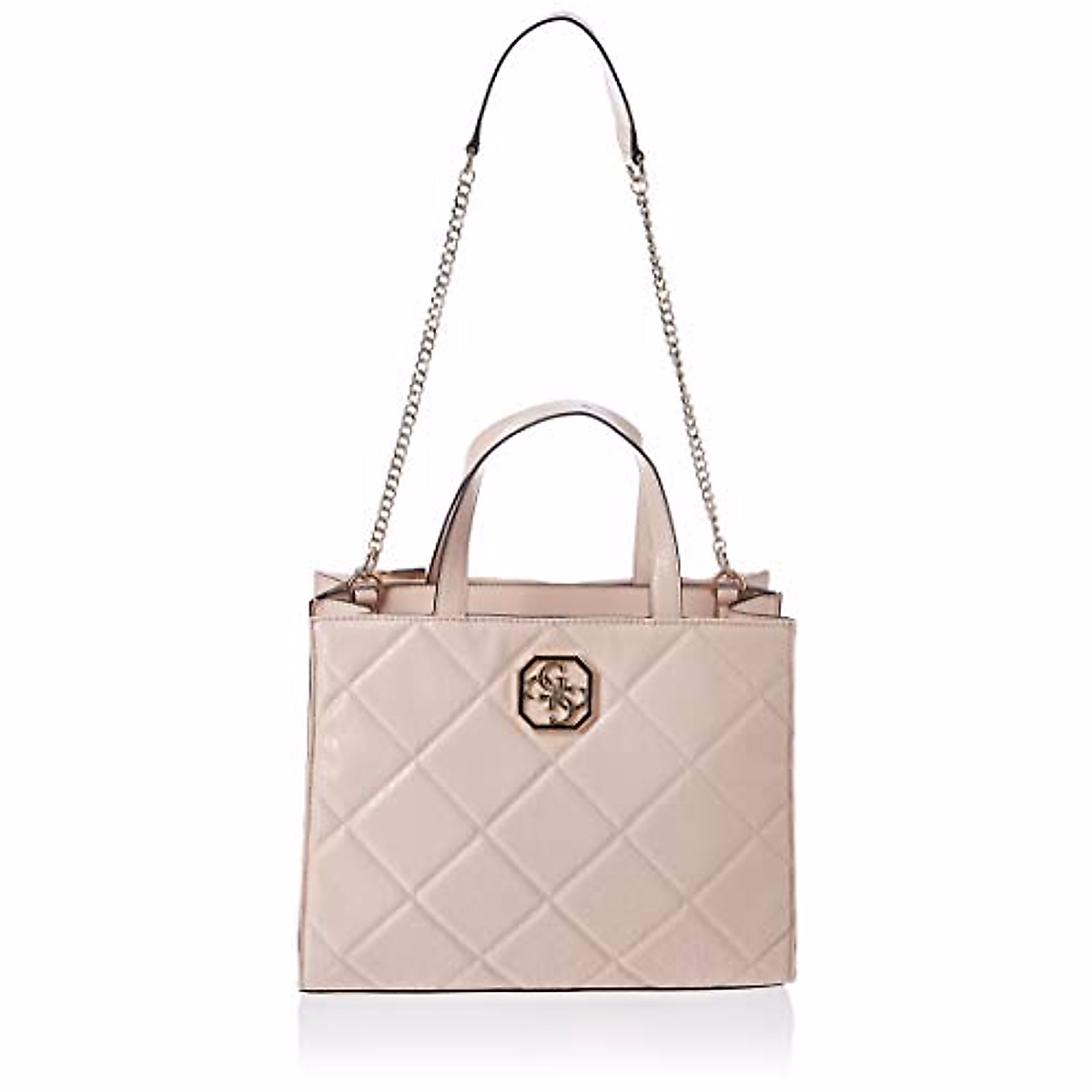 GUESS womens Dilla Elite Society Satchel, Blush, One Size US