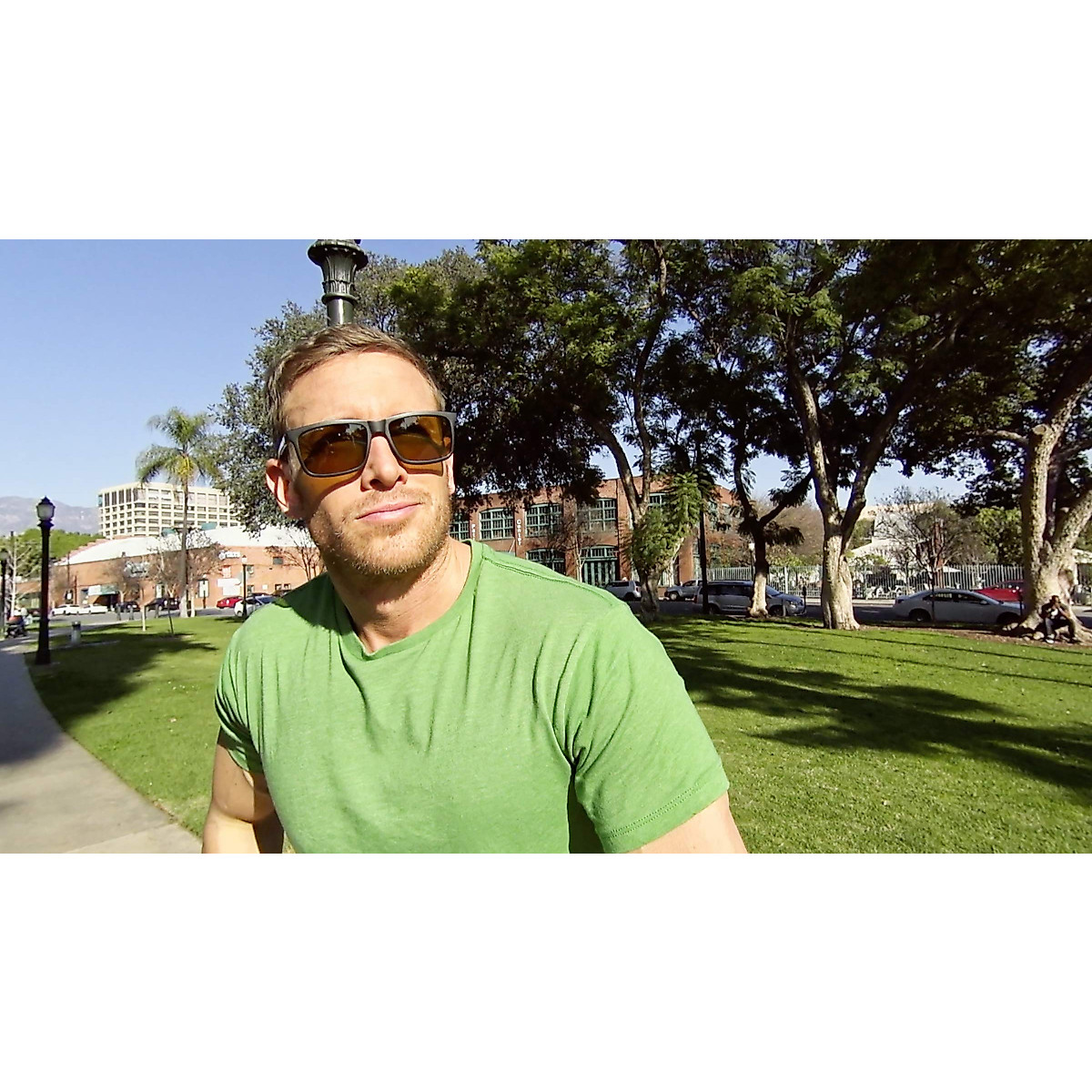 Eagle Eyes 3in1 Magnetic Polarized Sunglasses/Night Driving Clip-on With Computer Lens Base Frame - (Black/Clear)