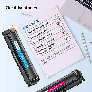 206X 206A Toner Cartridges (with Chip) for HP 206A 206X Toner Cartridge Replacement 4 Pack High Yield Compatible with Laserjet Pro MFP M283fdw M283cdw M255dw M282nw Printer Toner (BCMY, 4P)