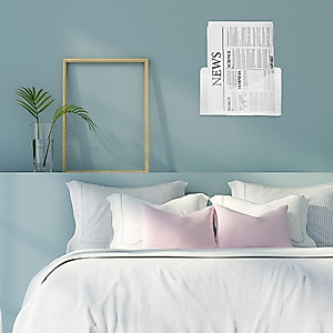 iplusmile Acrylic Wall File Organizer, Clear Wall Mounted File Holder, Plastic Hanging Paper Organizer, Wall Bins for office, School and home, 27.5X23CM