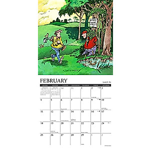 Willow Creek Press Golf Crazy by Gary Patterson Monthly 2024 Wall Calendar (12" x 12")
