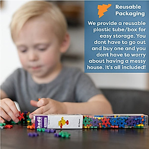 Incredibly Interconnectable Toys KADU Classic 250 Piece Classic Set - STEM/STEAM Building + Construction Toy, for Open + Imaginative Play Ages 5+