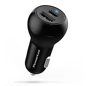 USB C Car Charger Adapter, Car USB Charger Multi Port 38W Car Charger iPhone, PD 20W& QC 18W Cigarette Lighter Adapter, USB C Car Charger Fast Charging iPhone 14/13/12, iPad Air/Pro,S20/S10,Note 20/10