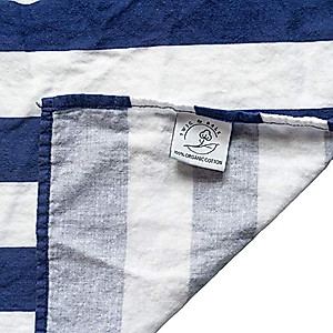 State College Penn State Baby Blanket Organic Cotton Muslin Swaddle Blanket - 47" x 43" - Fans of PSU Baby Gift for Boys Girls Newborn Receiving Blankets