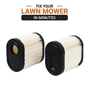 2pack 36905 Air Filter Replacement For Toro Recycler 22 GTS 6.5HP 20016 20017 Tecumseh 740083A LEV100 LEV115 LEV120 OVRM105 OVRM65 TVS115 TVS120 Toro Craftsman Lawn Mower Air Cleaner