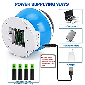 Votozi Night Light for Kids, Kids Night Light, Star Night Light, Moon and Star Projector 360 Degree Rotation - 4 LED Bulbs 9 Light Color Changing with USB Cable, Unique Gift for Men Women Children