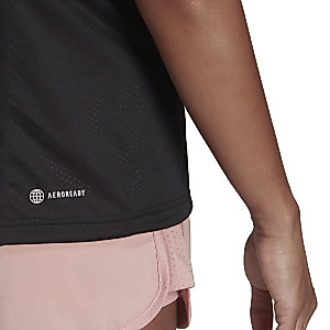 adidas Women's Club Tennis T-Shirt, Black/White, Medium