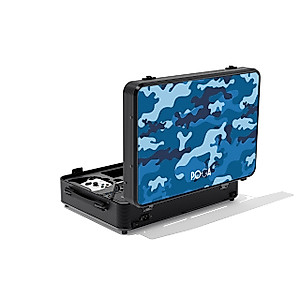 POGA PRO Premium Portable Console Travel Case incl. Trolley and 21,5'' ASUS Gaming Monitor for Xbox One X - Navy