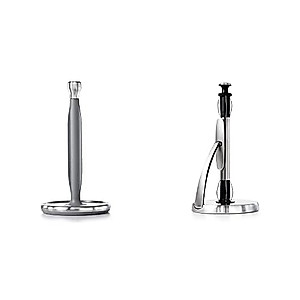 OXO Good Grips Steady Paper Towel Holder & Good Grips SimplyTear Paper Towel Holder - Stainless Steel