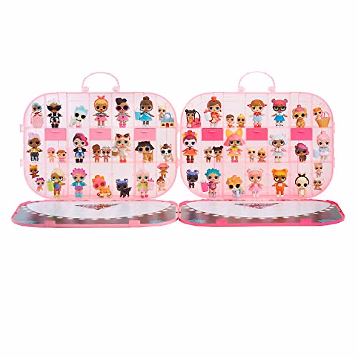 L.O.L. Surprise! Fashion Show On-The-Go Storage/Playset with Doll Included – Light Pink