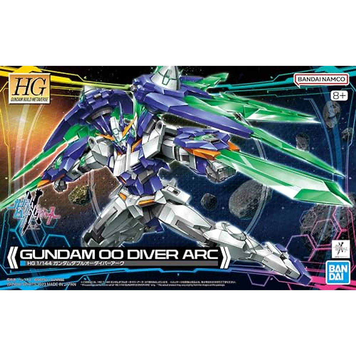 Bandai Hobby - Gundam Build Metaverse - #5 Gundam 00 Diver Arc, Bandai Spirits HG 1/144 Model Kit