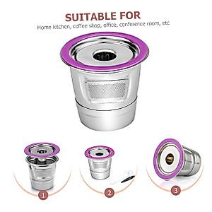 OSALADI Coffee Capsule Cup Espresso Shot Tea Diffuser Coffee Accessory Coffee Filter Espresso Machine Accessories Portable Water Filter Coffee Filter Cup Stainless Steel