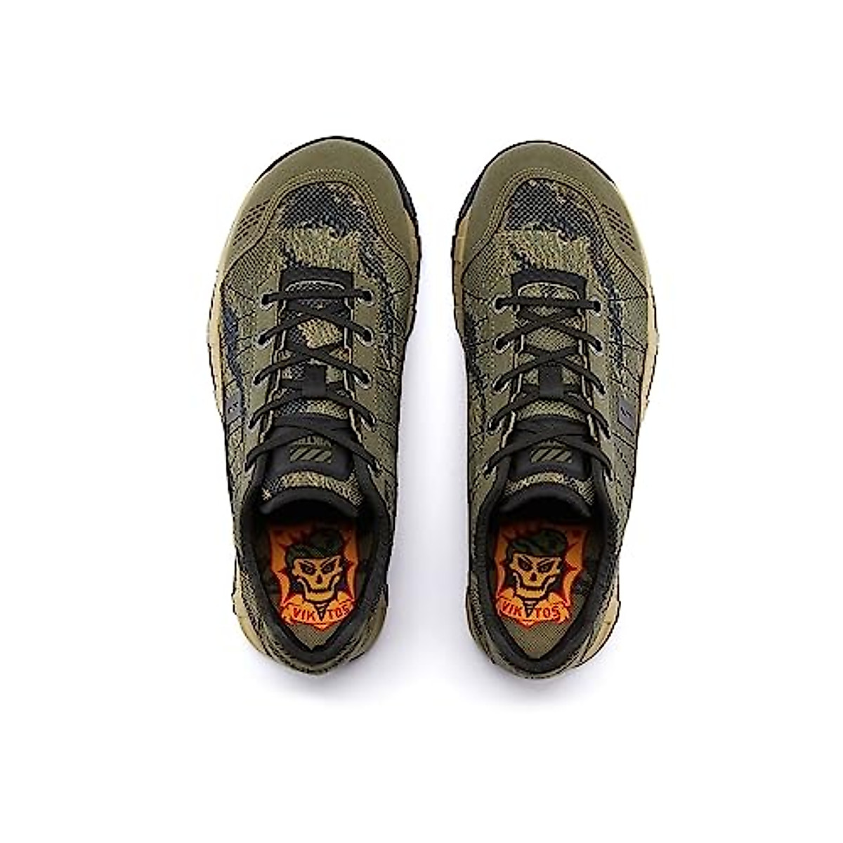 VIKTOS Men's Core2 Tiger Stripe Lightweight Breathable Cross-Training Shoes with Hi-Rebound Eva Foam, Green Camo, 10