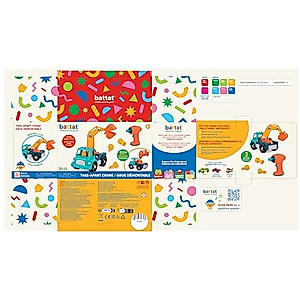 Battat – Classic Construction Toy – Pretend Play Tools – Toddler Trucks – Dexterity Building Toy – 3 Years + – Take-Apart Crane