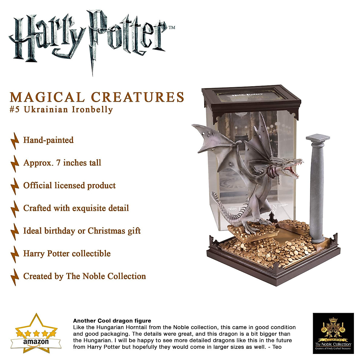The Noble Collection Harry Potter Magical Creatures: No.5 Ukrainian Ironbelly