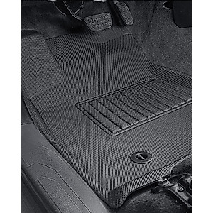 CreeKT for Toyota Tacoma Floor Mats 2023 2022 2021 2020 2019 2018 (Double Cab ONLY), for Toyota Tacoma Accessories 2018-2023 for Tacoma 3rd GenAll Weather Floor Mats Liners