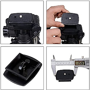 Mini Tripod for Camera,Zomei Travel Table Tripod with 3-Way Pan/Tilt Head 1/4 inches Quick Release Plate and Bag for DSLR Camera Tripod Carrying Bag