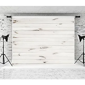 Kate 7x5ft Rustic Wood Shiplap Backdrop for Photography Vintage Retro White Wood Plank Texture Backgrounds Party Decoration Backdrops Studio Photo Props