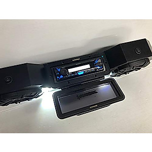 Universal Radio Stereo BT Capable Sound bar UTV Golf Cart Speakers pods