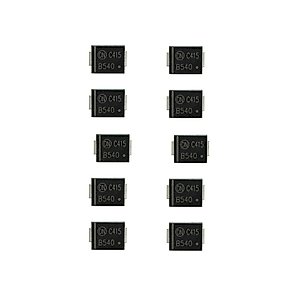 10PCS MBRS540T3G Schottky Diode ON Semiconductor, 40V 5A SMD