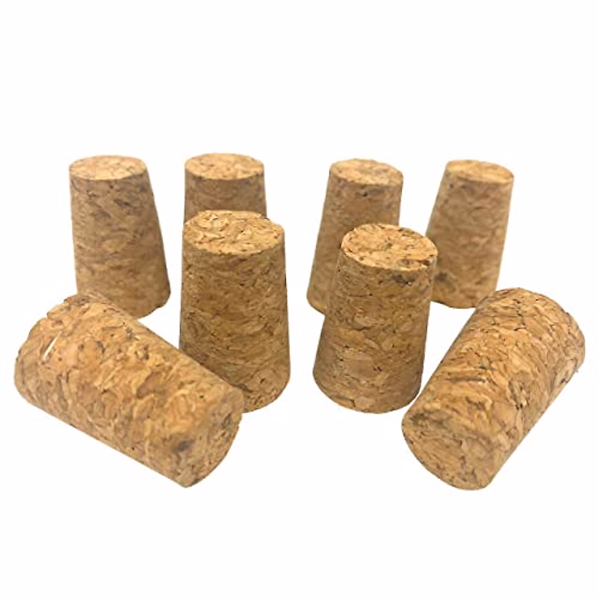 Bonka Bird Toys 2112 (Pk8) 1.25" by 0.75" Corks, Medium Parrot Chew Foot Talon Cage Toy, Conure, African Grey, Quaker, and Similar