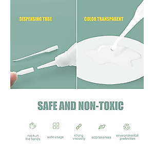 Craft,Model Glue, Glue for Model, Instantly Strong Adhesive for DIY Craft, Model, Miniature, Scrapbooking, Card Making, Photo, Toy, Decor, Crystal, Dries Clear, Wrinkle Resistant, Crack Resistant