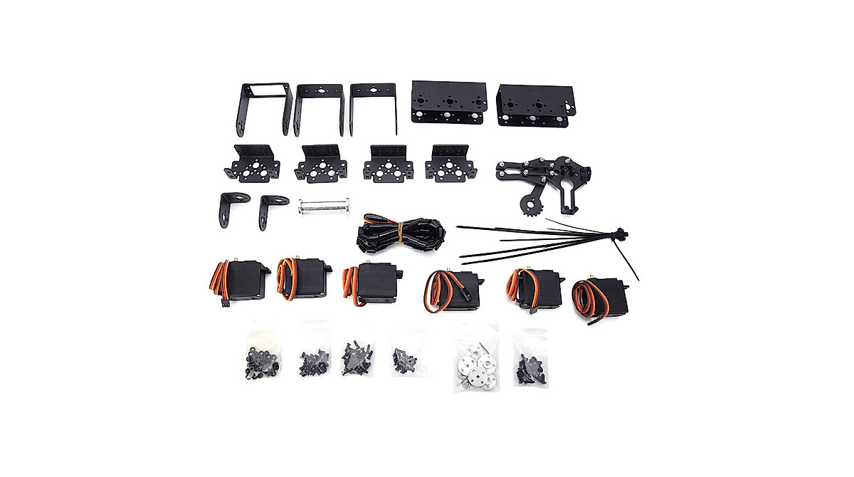 Robotic Arm Mechanical Clamp Kit - 6DOF Industrial Robot Parts