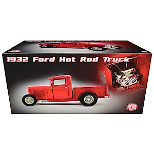 1932 Hot Rod Pickup Truck Red Limited Edition to 1722 Pieces Worldwide 1/18 Diecast Model Car by Acme A1804100
