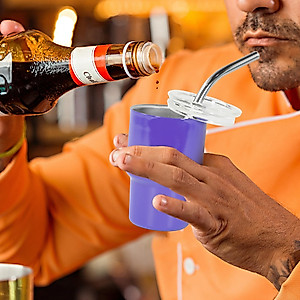 FECBK 3 oz Mini Tumbler Shot Glass with Straw and Lid 12 Pcs Sublimation Shot Glasses Tumblers Blank Stainless Steel Cute Shot Glasses Set for Wedding Party Whiskey Cocktail Bar, 6 Colored