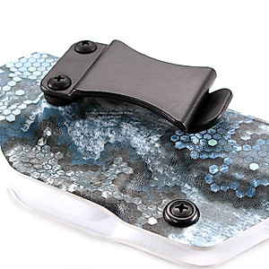 HolsterSmith Holster Attachment Mounting Assembly – (12 Pack) - (1/4 Chicago Slotted Binding Post + 1/4 Truss Head Screw + 1/8 EPDM Washer) - for DIY KYDEX Holster Belt Clips & More