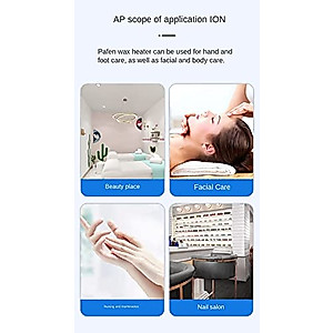 Single Pot Wax Warmer Professional Electric Wax Heater Machine Facial Skin SPA Equipment with Adjustable Temperature Set with Wood Craft Sticks（50 Pcs）