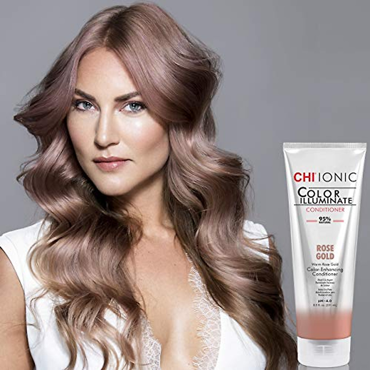 CHI Ionic Color Illuminate Conditioners - 95% Natural. Sulfate, Paraben and Gluten Free - 8.5 oz