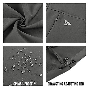 Rodeel Men's Lightweight Golf Vest Windproof Sleeveless Cycling Jacket