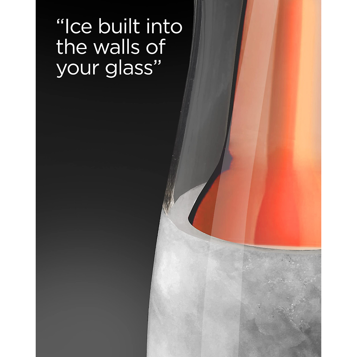 Unique Whiskey Gift for Men, Freezer Chiller Glass (Double Wall) Freezable 7oz Scotch n' Bourbon Ice Cup, Gift for Christmas/Birthday (Gift Boxed)