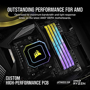 CORSAIR Vengeance RGB RT 32GB (2x16GB) DDR4 4600 (PC4-36800) C18 1.35V Desktop Memory