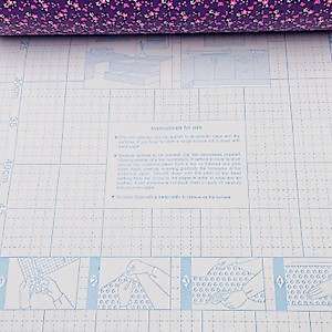 Yifely Purple Decorative PVC Shelf Paper Drawer Liner Self-Adhesive Shelved Dresser Cabinet Decor 17.7 Inch by 9.8 Feet