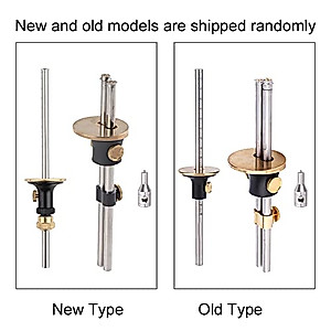Walfront Wheel Marking Gauge Wood Marking Gauge Wheel Woodworking Scriber Ruler Marking Gauge European-Style Hand Measuring Tool Marking Scriber (Double)