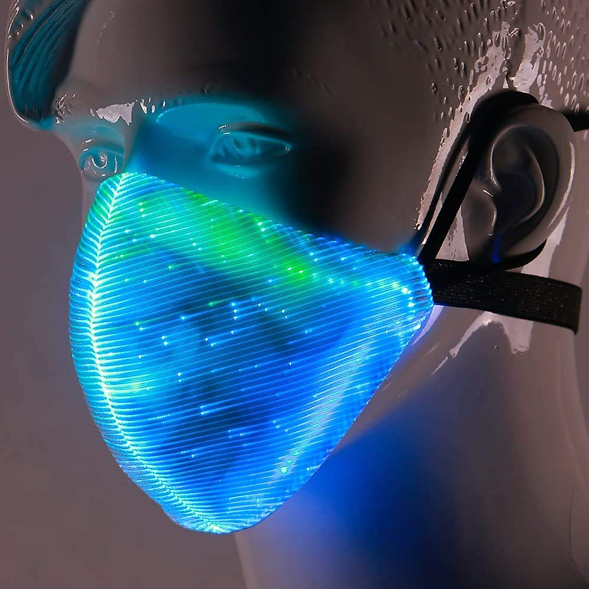 NeonPunk Rechargeable LED Luminous Face Mask