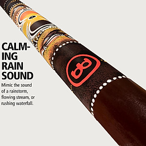Meinl Percussion SRS1R-L 39-Inch Large Synthetic Rainstick, Dot Painted Design