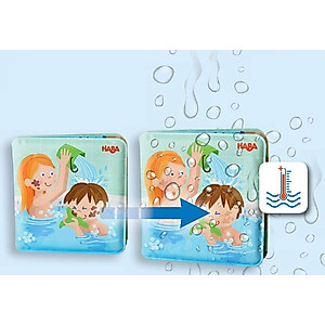 HABA Paul & Pia - Magic Bath Book - Wipe with Warm Water and The Muddy Pages Come Clean