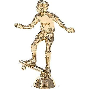 Crown Awards Skateboard Rider Trophies, Personalized Purple Skateboard Rider Trophy with Custom Engraving