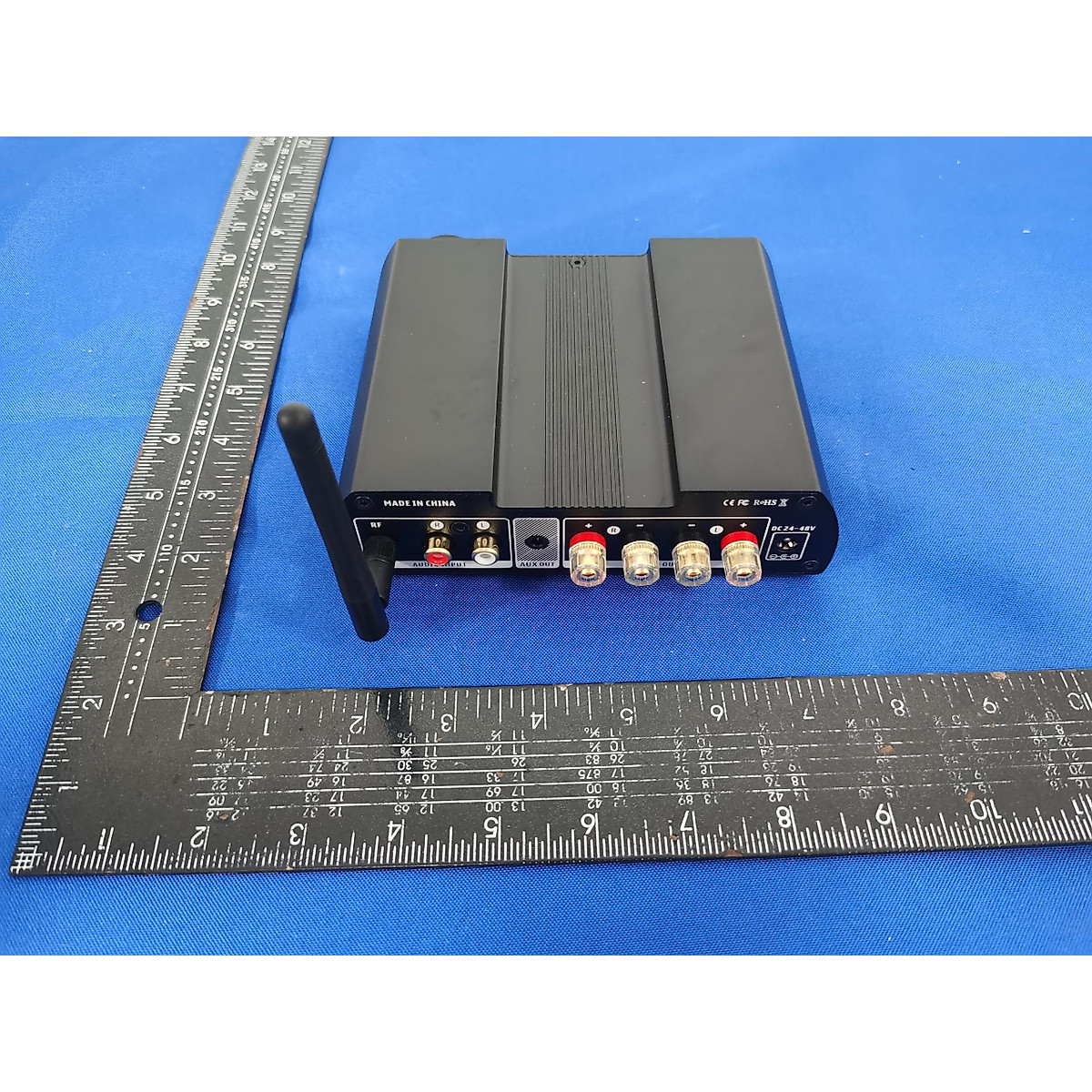 AIYIMA A08 PRO TPA3255 Power Amplifier Bluetooth 5.1 with VU Meter 300W+300W HiFi Class D Stereo Digital Audio Amp 2.0 Channel Amplifier for Passive Speaker Home Audio