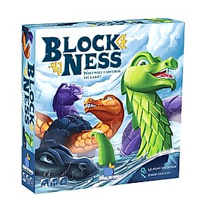 BlockNess Board Game - Family or Adult Strategy Game for 2 to 4 Players. Recommended for Ages 8 & Up