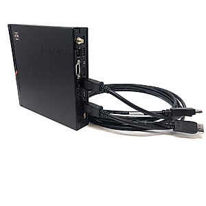 Lenovo ThinkCentre M715Q (2ND GEN) - Tiny - Ryzen 3 Pro 2200GE 3.2 GHZ - 8 GB - 128 GB WIN10 Pro Business Desktop with Microtella DisplayPort Cables