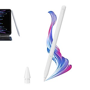 Stylus Pen for iPad 9th&10th Generation Palm Rejection with Pen Case Magnetic Stylus for Apple Pencil,Pen for Apple iPad Compatible with (2018-2023) iPad Pro 11&12.9 inch, ipad 9th Gen