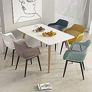 EODNSOFN Nordic Dining Chairs Designer Design Dining Chairs Plastic Transparent Sillas Computer Chai (Color : E, Size : 1code)