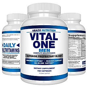 Vital One Multivitamin for Men – Daily Wholefood Supplement - 150 Vegan